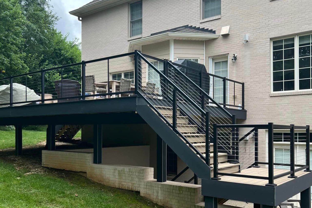 Deckorators Composite Decking with Feeney Railing Systems - Decks Unlimited